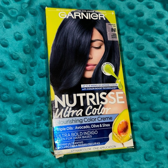 Garnier | Hair | Garnier Nutrisse Midnight Iris Black Blue Hair Color ...